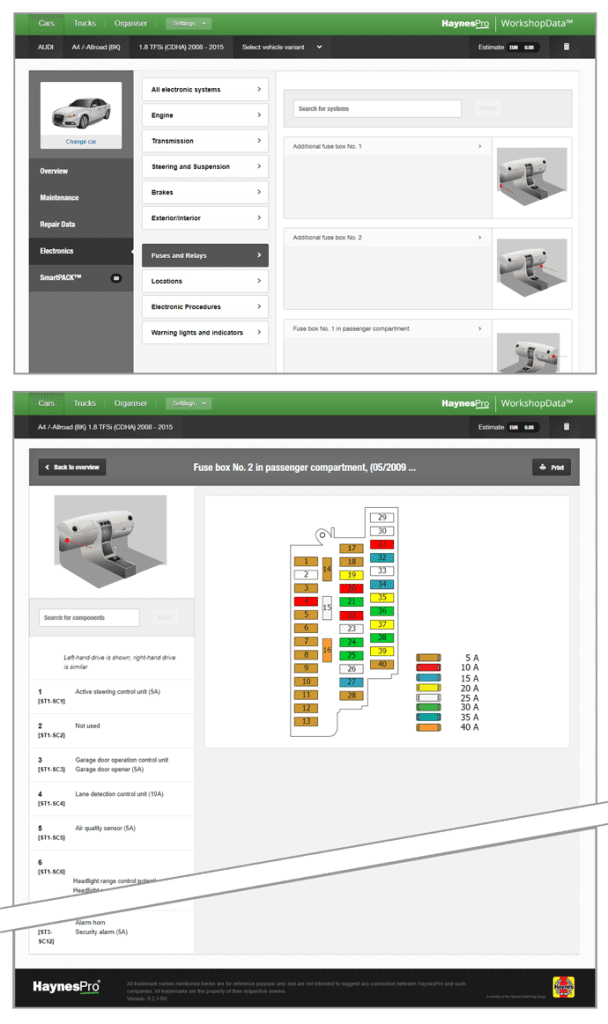 HaynesPro WorkshopData Electronics | VACC MotorTech